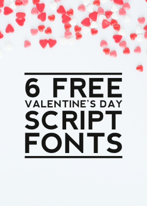 6 Free Valentine's Day Script Fonts - Designer Blogs