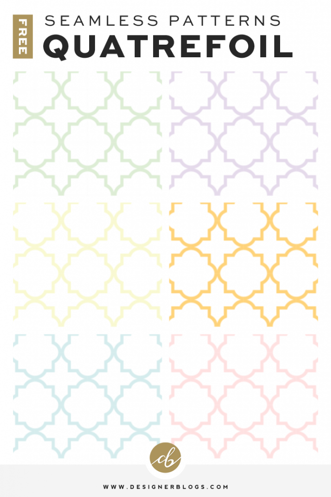 Free Seamless Quatrefoil Pattern | DesignerBlogs.com