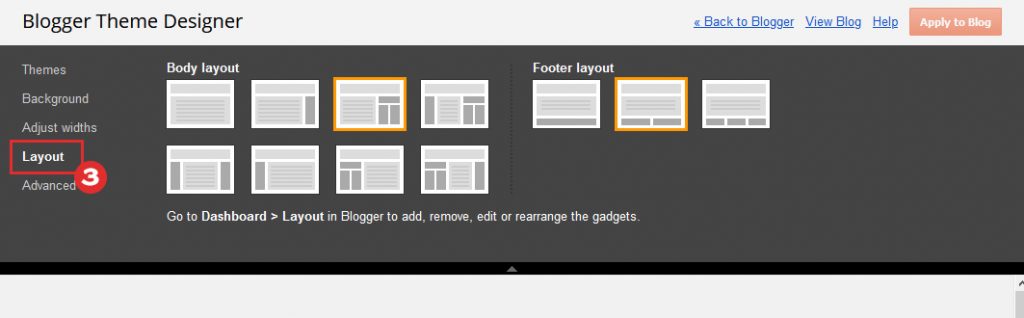 How to Change Your Blogger Layout - Designer Blogs