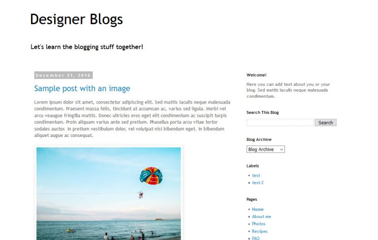 How to Change Your Blogger Layout - Designer Blogs