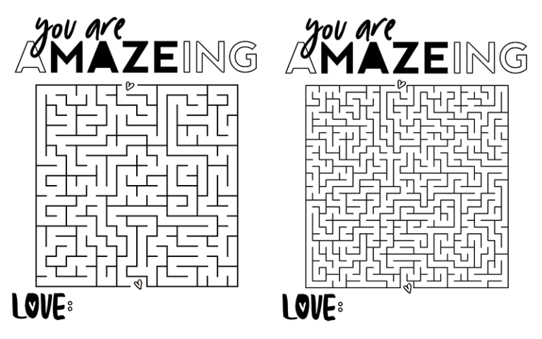 Kindergarten Valentine's Day Printable - Colorful and Free!