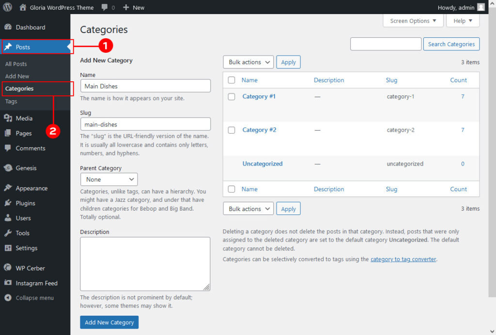 How to use WordPress Categories and Tags - Designer Blogs