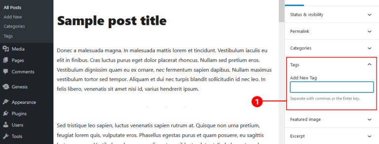 How to use WordPress Categories and Tags - Designer Blogs