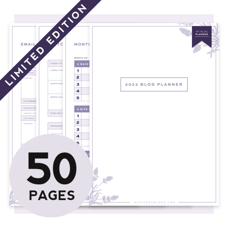 Free Blog Planner Download - 2023 Edition - Get it now!