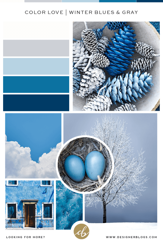 Color Love | Winter Blues & Gray - Designer Blogs