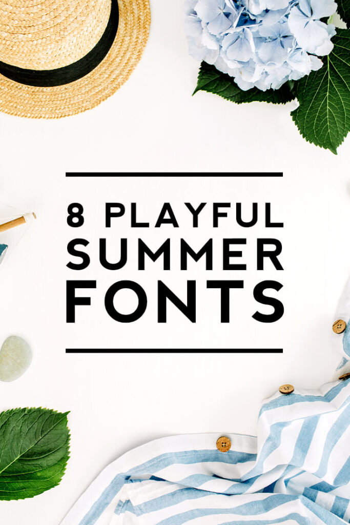 8 Playful New Summer Fonts (2023 edition) - Designer Blogs