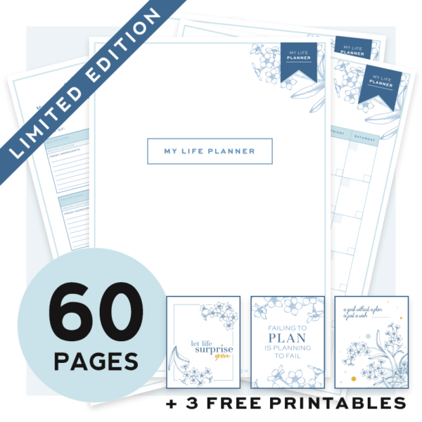 Printable Life Planner 2024 - Make this your year! - Start planning!