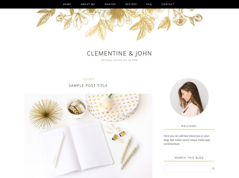 Free Customizable Blogger Template - Stripes & Stars