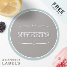 Food Label Free Printable - Designer Blogs